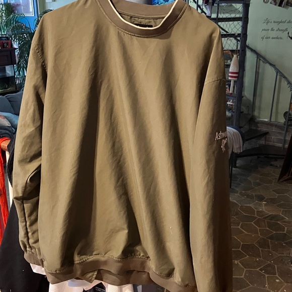 Ashworth | Shirts | Ashworth Olive Long Sleeve Tee Prc | Poshmark
